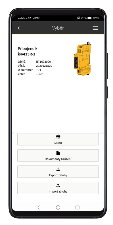 Bender Connect App - Aplikácia pre nastavovanie prístrojov Bender | GHV Trading